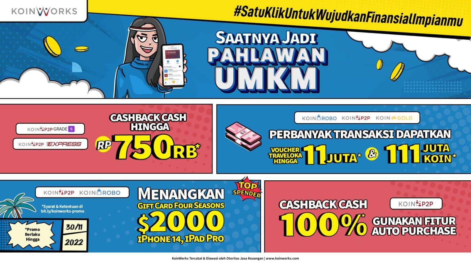 Jadilah Pahlawan UMKM dengan Kumpulan Promo November
