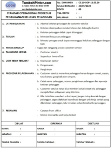 Contoh SOP Perusahaan, Pengertian, Manfaat, dan Cara Membuatnya